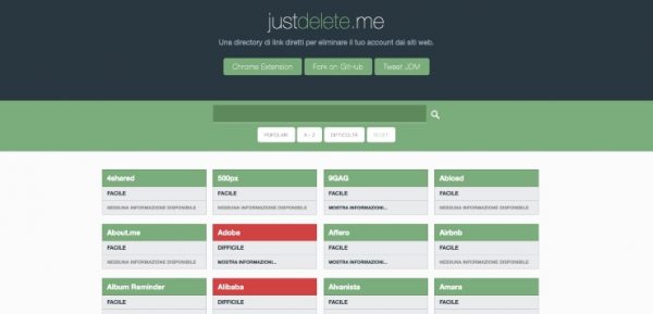 Vuoi cancellare il tuo account da ogni sito o app? Basta un click, è ...